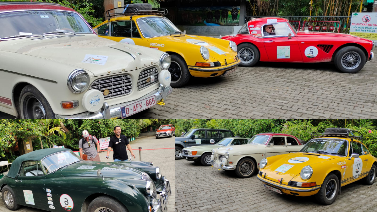 Assam Vintage Car Rally: काजीरंगा राष्ट्रीय उद्यान पहुंची 18 पुरानी ...