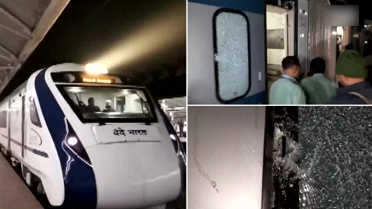 Stone Pelting on Vande Bharat Train: वंदे भारत ट्रेन पर लगातार हो रही ...