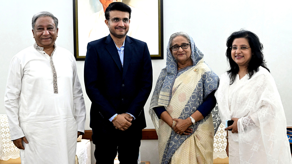 Sourav Ganguly Meet Sheikh Hasina: सौरव गांगुली ने पत्नी डोना के साथ ...