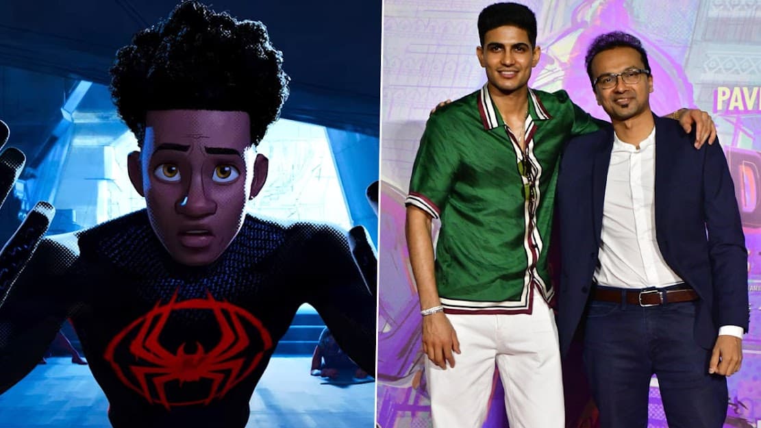 Spider Man Across The Spider Verse Hindi Trailer Shubman Gill ने लॉन्च