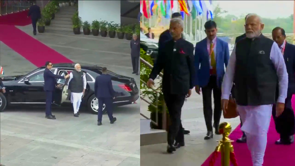 PM Modi Grand Entry In G20 Summit: भारत मंडपम में पीएम मोदी की शानदार ...