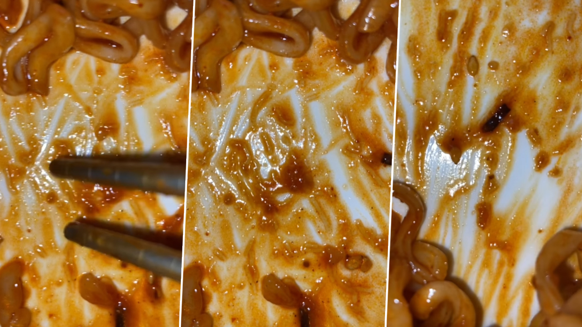 Tiny Worms In Instant Noodles: इंस्टेंट नूडल्स में रेंगते दिखे छोटे ...