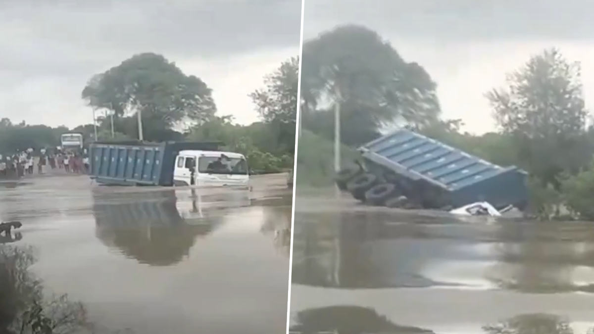 Video: ड्राइवर की लापरवाही!उफनती नदी से वाहन निकालने की कोशिश में पानी ...