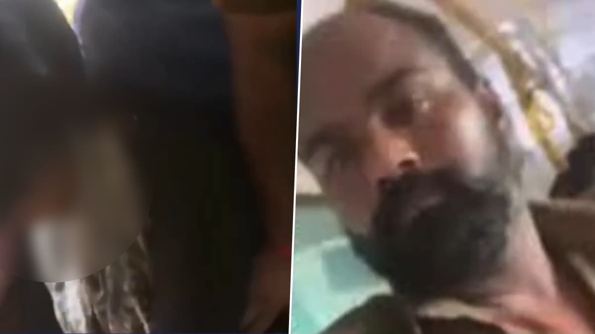 Sex Harassment Caught On Camera मंगलुरु में कंडक्टर ने चलती बस में सो